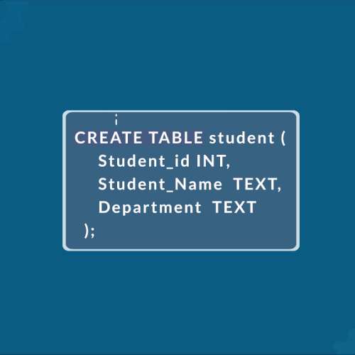Create table in SQL