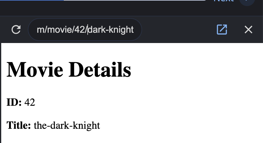 Movie DB site with dynamic URLs & path converters in Build with Django: Web Development for ...