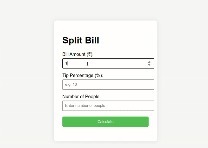 Split Your Bill - 1 Practice Problem in Javascript Projects for Beginners